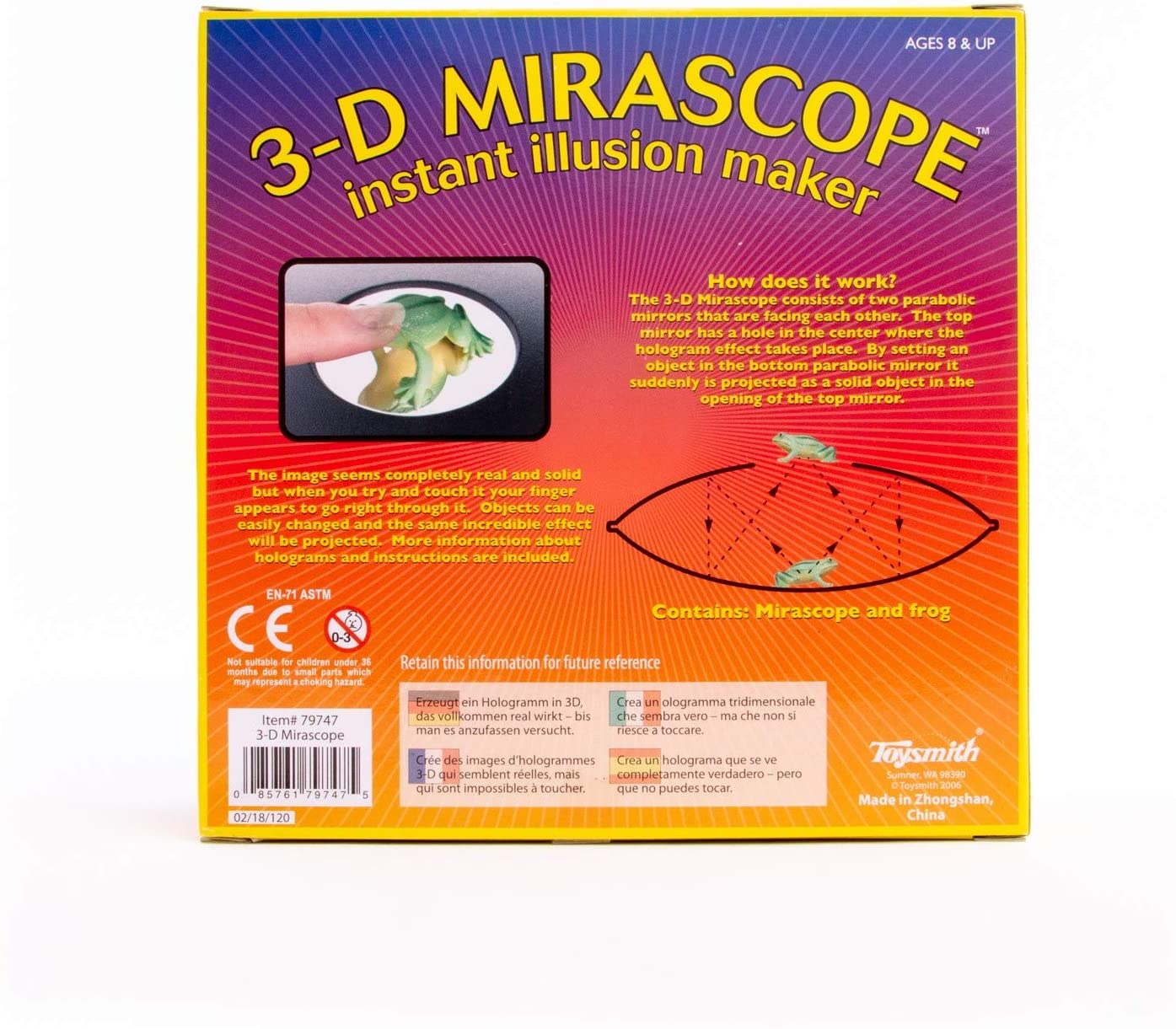 3D Hologram Mirascope - Planet Magic!